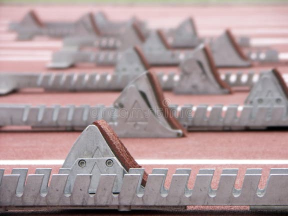 Running blocks stock image. Image of starting, lanes, race - 9540595