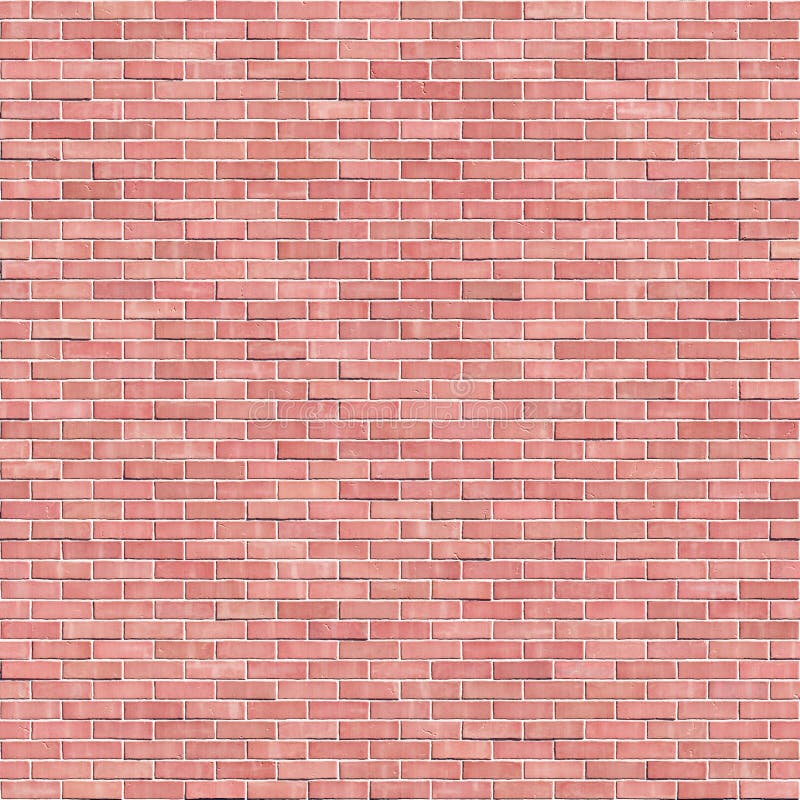 Running Bond Red Brick Square Seamless Texture Stock Photo - Image of ...