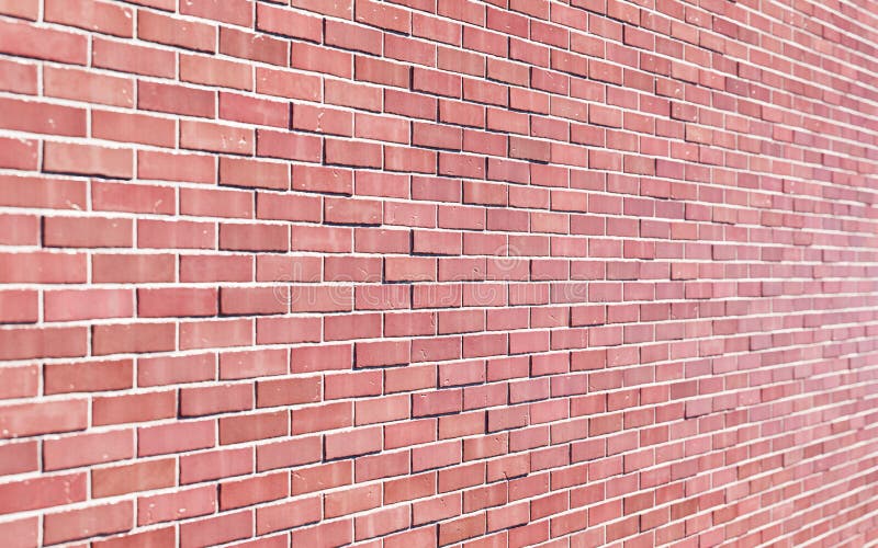 Running Bond Red Brick Wall Background Stock Image - Image of running ...