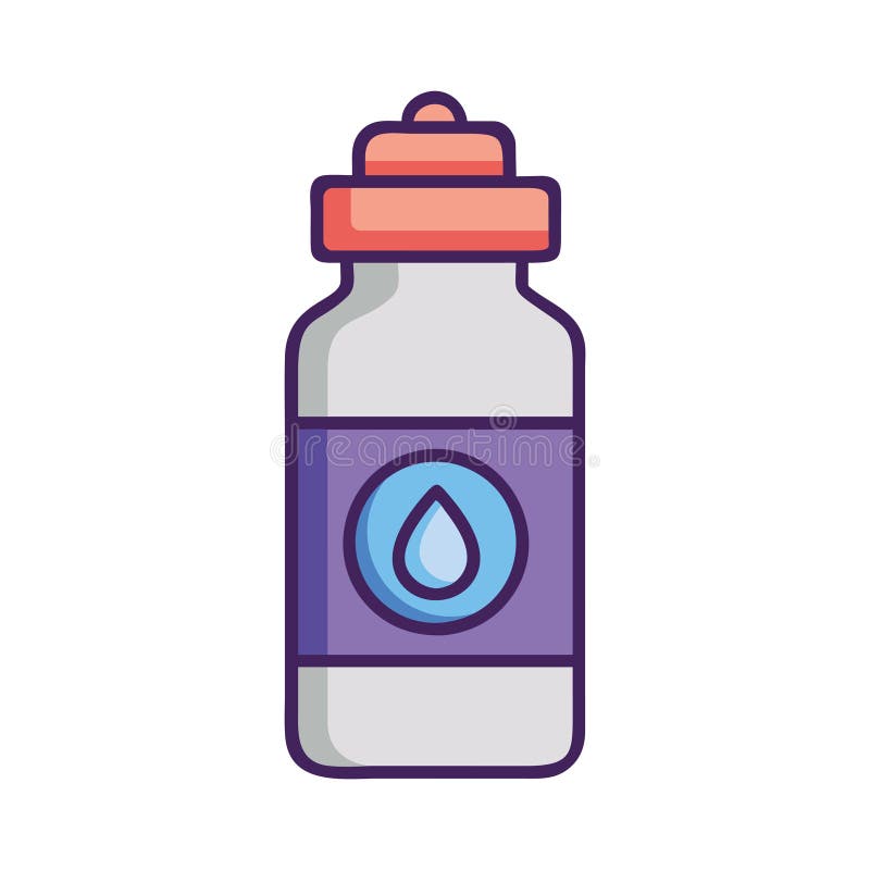 Running Bottle Hydration Icon Stock Vector - Illustration of fitness ...