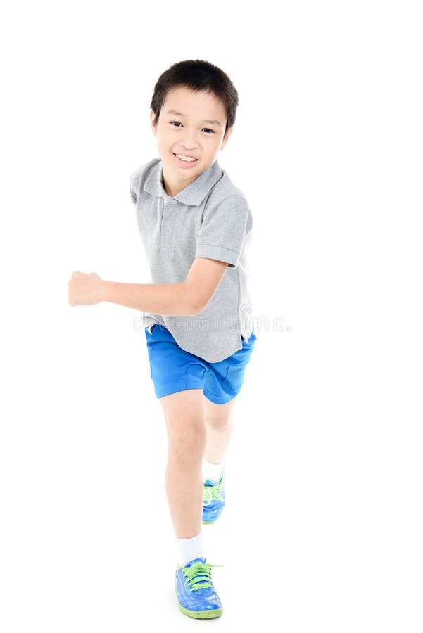 Running boy stock photo. Image of success, line, track - 84142062