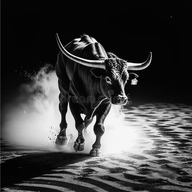 Running bull stock illustration. Illustration of screenshot - 351663717