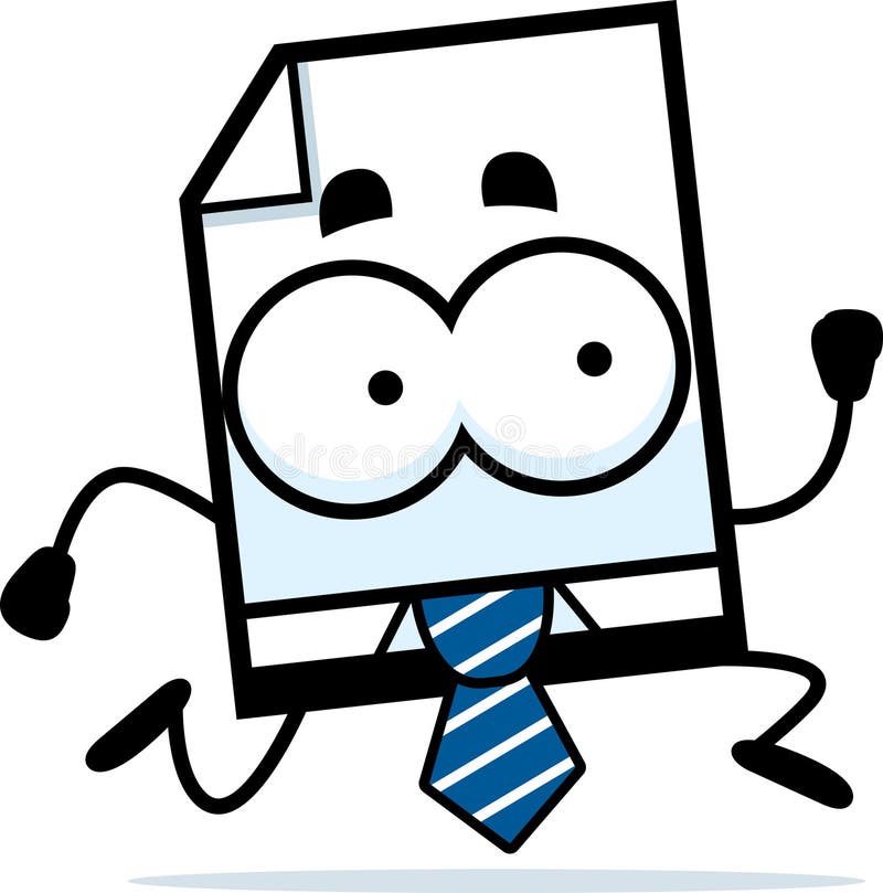 Running Business File stock illustration. Illustration of note - 47818674