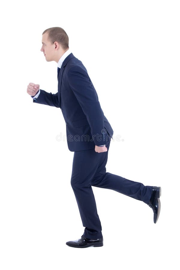 Businessman Running Jump stock image. Image of active - 26161377