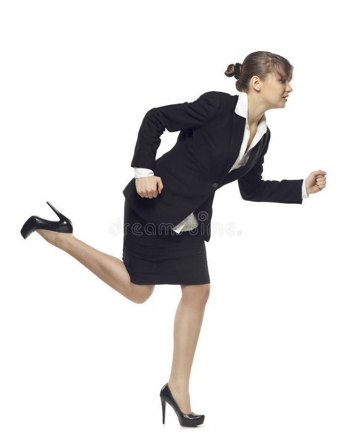110 Running Business Woman Profile Stock Photos - Free & Royalty-Free ...