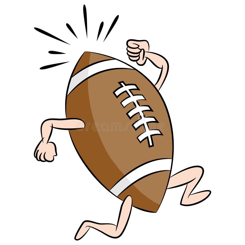 Running Football Cartoon Stock Illustrations – 10,346 Running Football ...