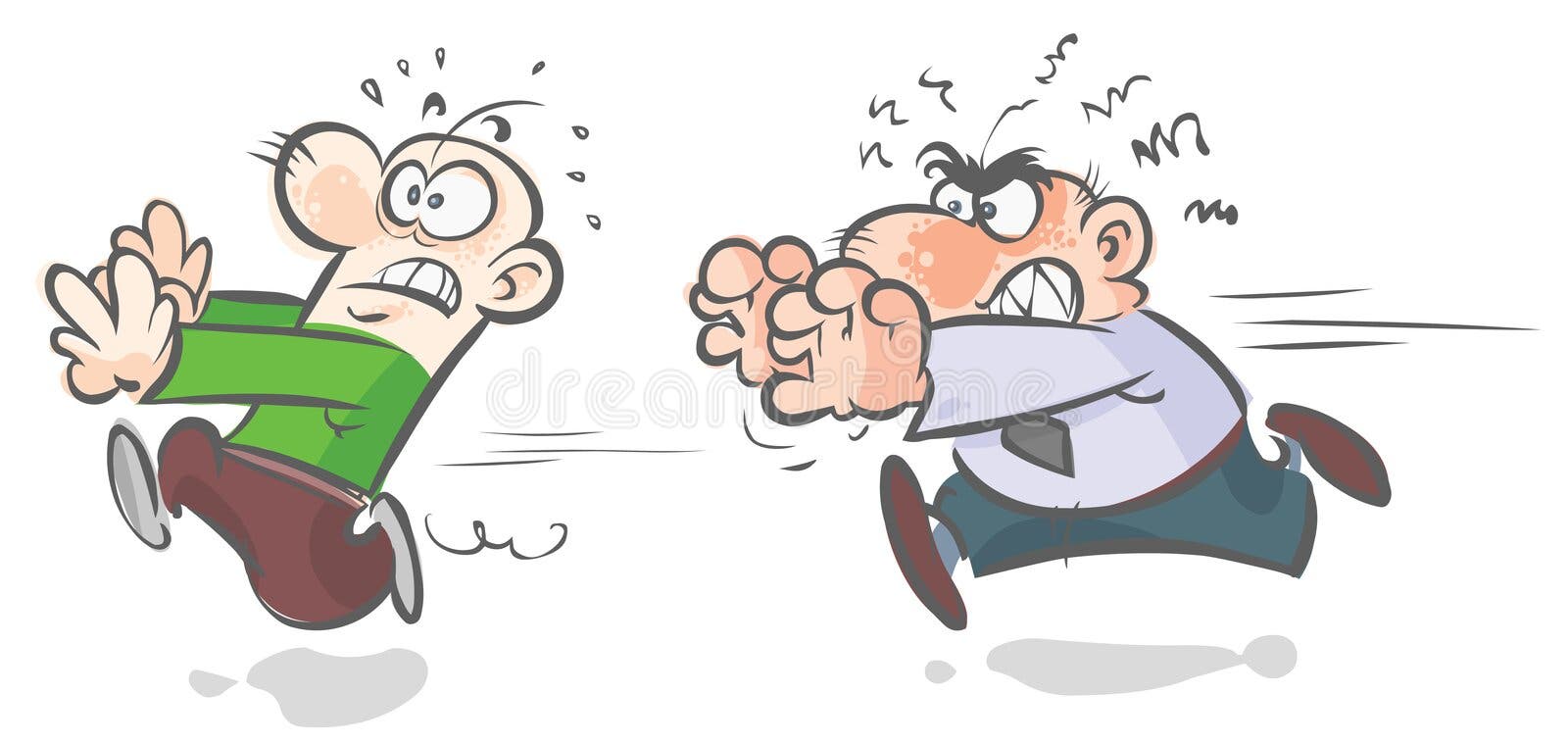 Cartoon two people arguing stock illustration. Illustration of comic ...