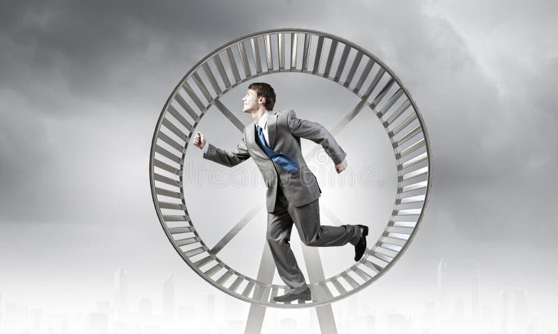 Running in circles stock image. Image of dedication, leader - 50175251