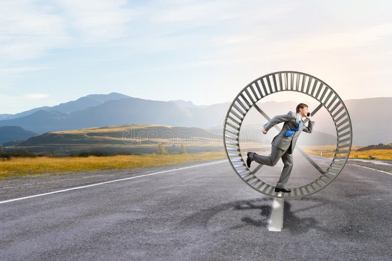 Running in circles stock image. Image of hamster, challenge - 50538663