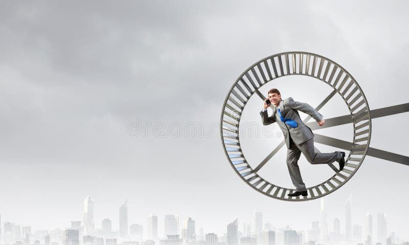 Running in circles stock photo. Image of achievement - 51900536