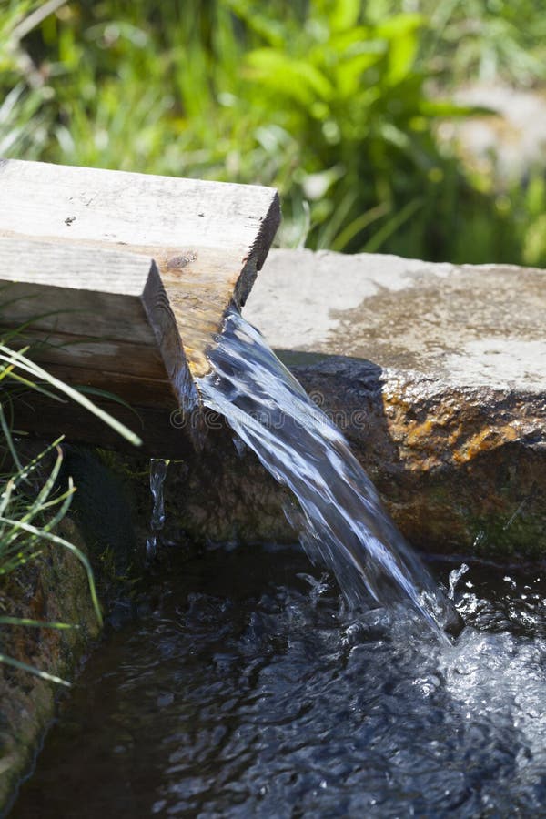 Running clean water stock photo. Image of clear, outdoor - 24832372