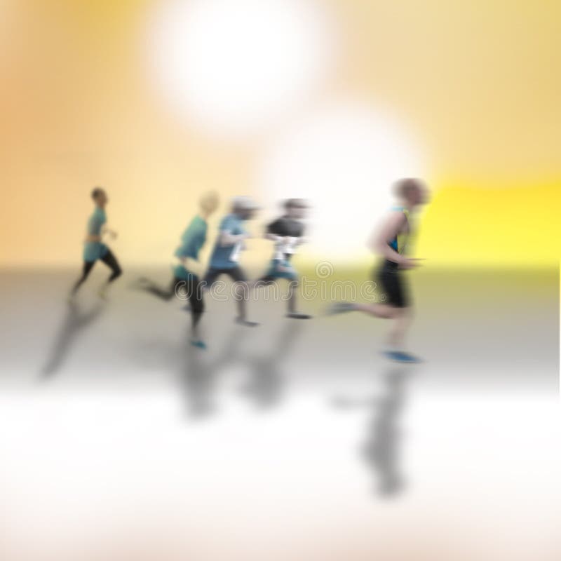 Running competition stock photo. Image of people, shadow - 66529288