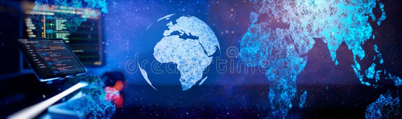 Running Computer Data Programming Coding Script Text On Screen Notebook Closeup Photo Stock
