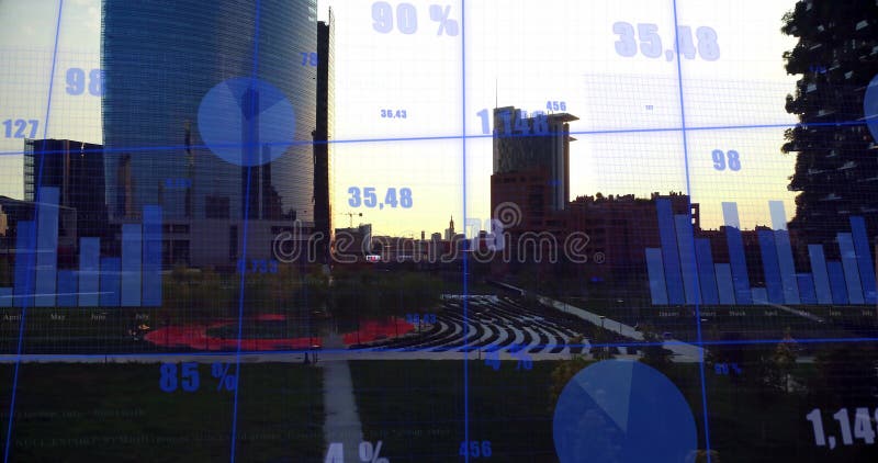 Running Concrete Walkway Toward Seating in Urban Park at Sunset, with ...