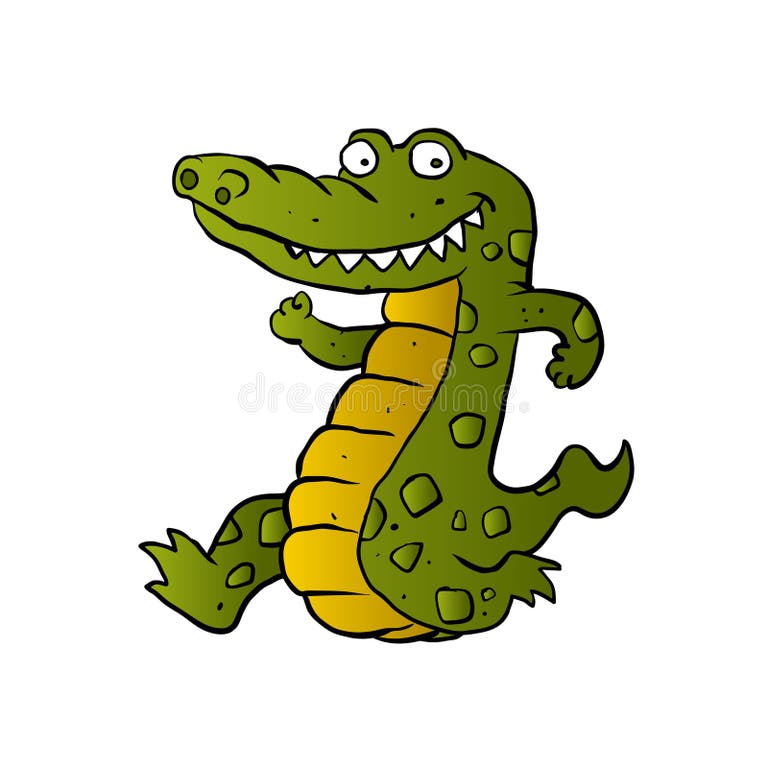 Crocodile Running Stock Illustrations – 350 Crocodile Running Stock ...