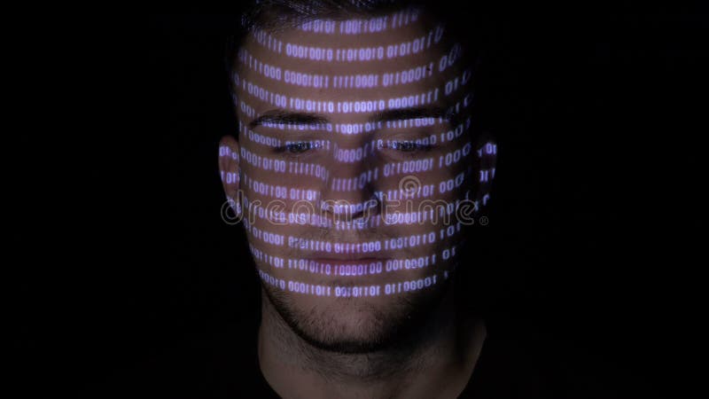 Binary Data Streams Green Lite Stock Video - Video of data, loop: 56344837