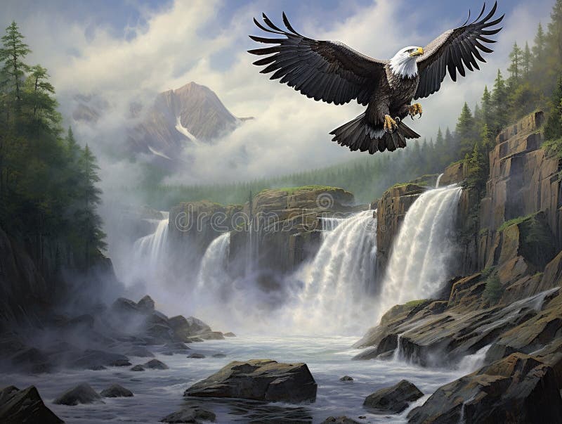 Eagle Falls Stock Illustrations – 50 Eagle Falls Stock Illustrations ...