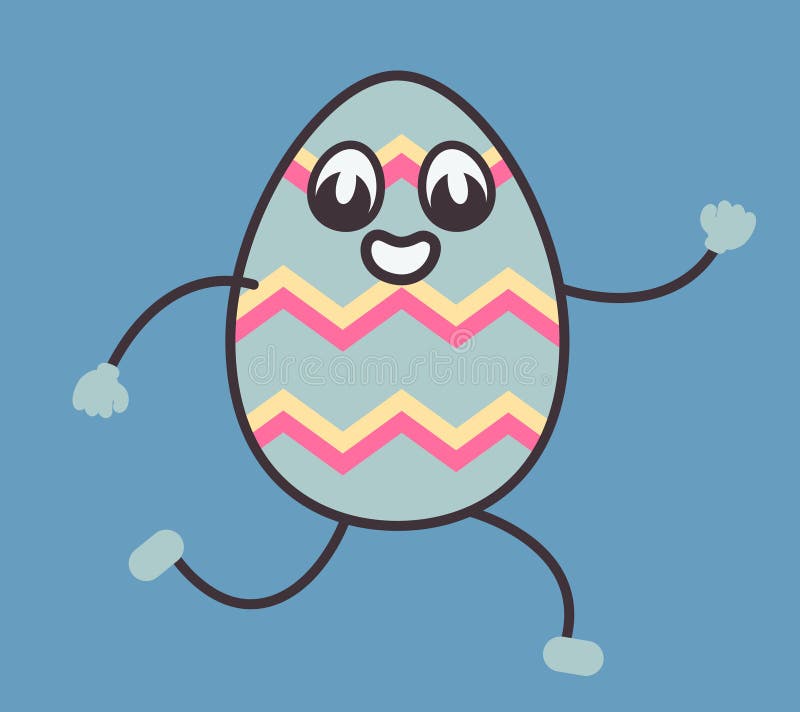 Running Easter Egg Stock Illustrations – 642 Running Easter Egg Stock ...