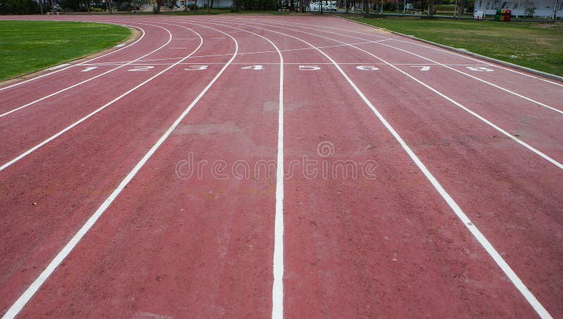 Running empty track stock image. Image of event, pattern - 61490789