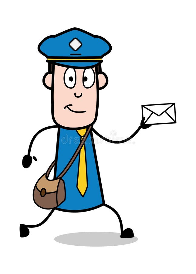 Simple Mailman Cartoon