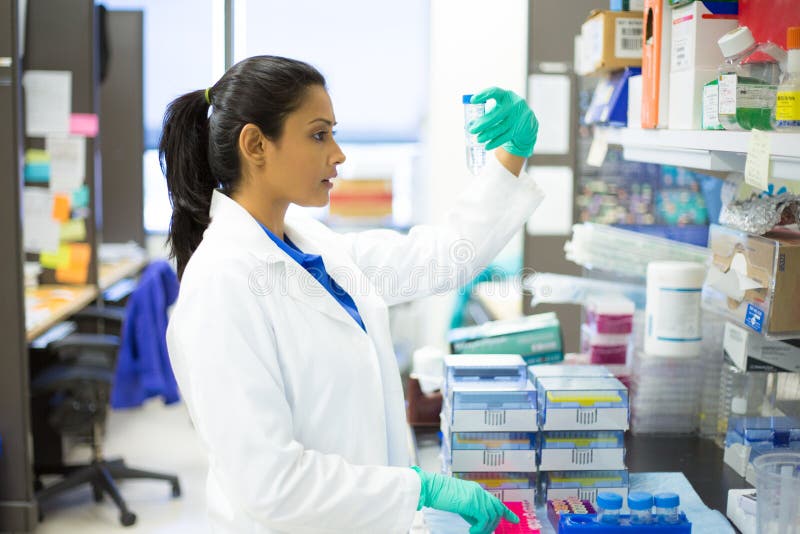 Lab experiments stock image. Image of future, biology - 44093577