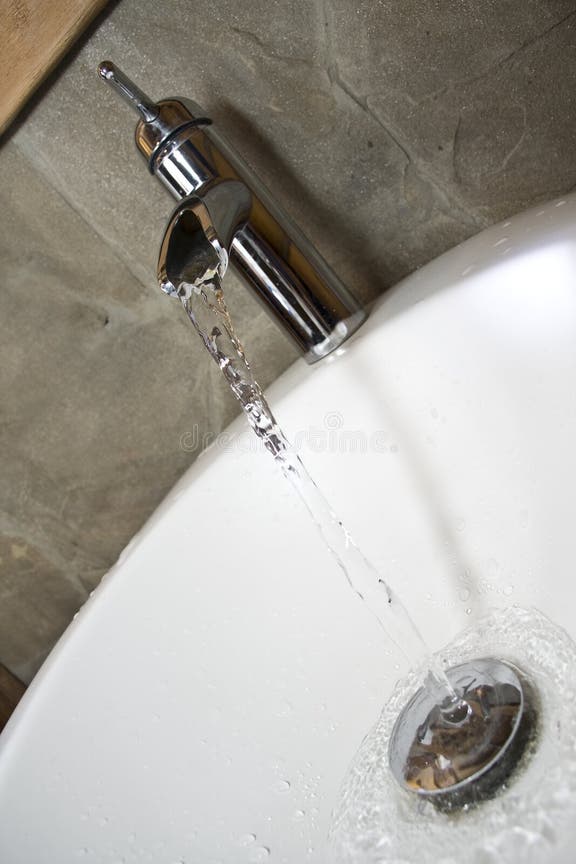 Running faucet stock image. Image of leaking, concepts - 14163323