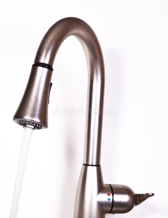 Running faucet stock photo. Image of sink, faucet, chrome - 26368460