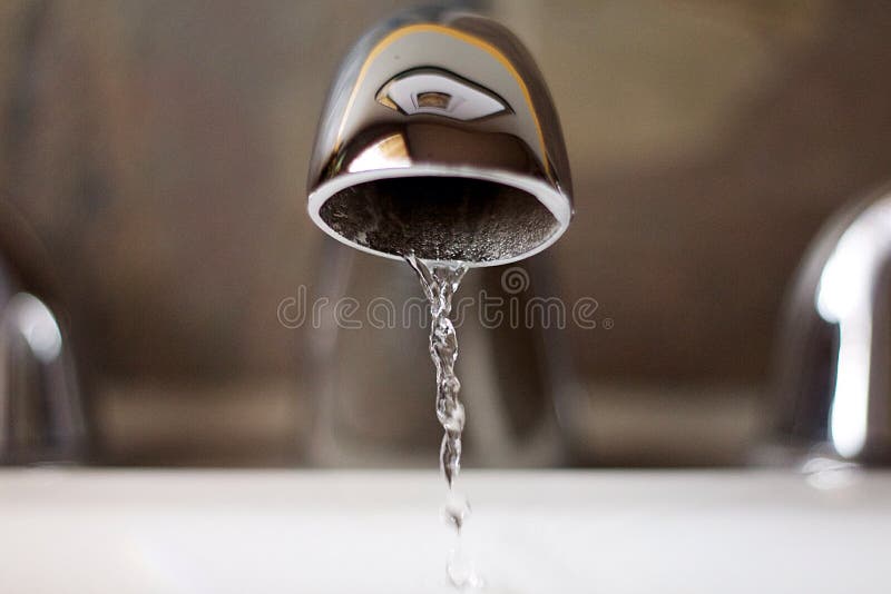 Running Faucet stock image. Image of bathroom, water - 42645199