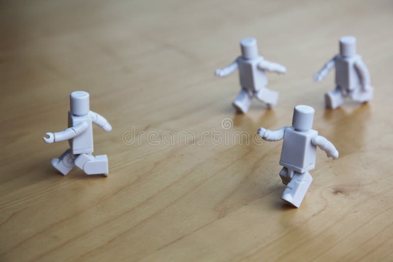 Running figures editorial photo. Image of building, cube - 52262796