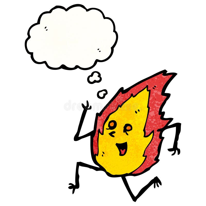 Running Man in Flame, Burning Fury, Stress, Burnout, Emotional Problems ...