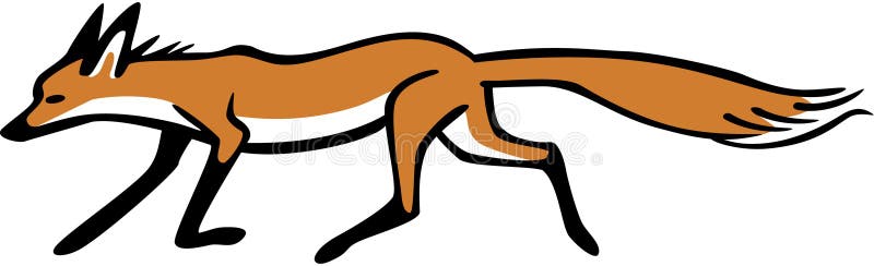 Running Fox stock vector. Illustration of animal, yearling - 67055888 Running Fox stock vector. Illustration of animal, yearling - 67055888