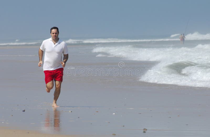 Running full of energy stock image. Image of sand, concentration - 20295475