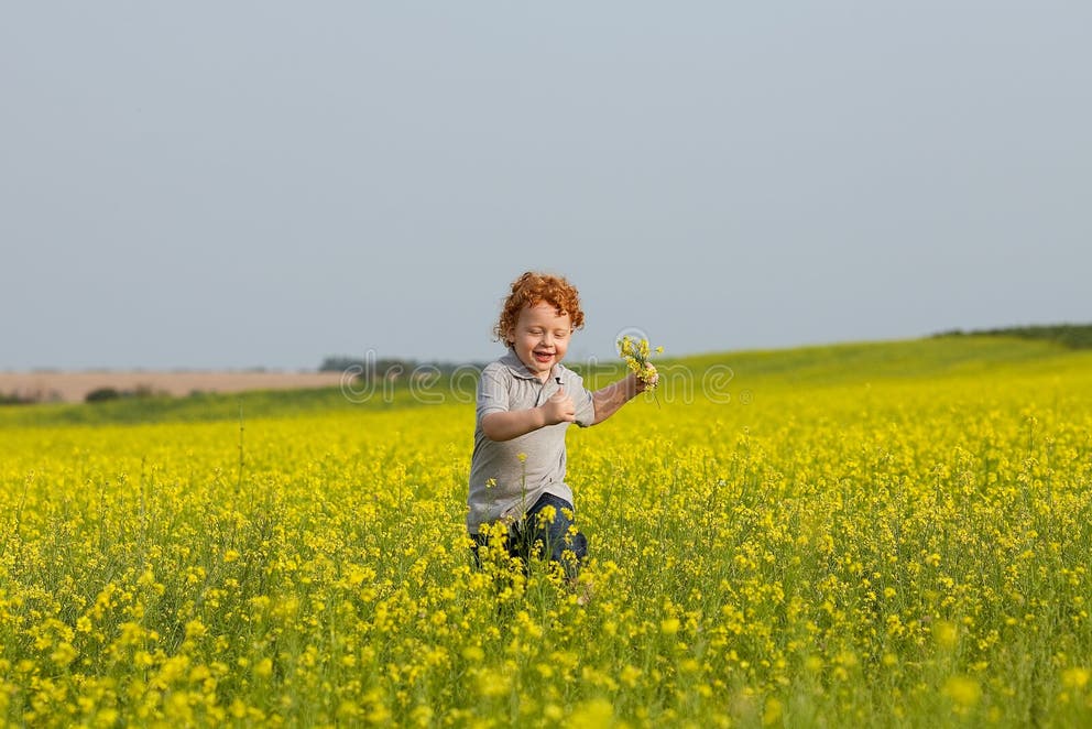Running ginger boy stock photo. Image of bouquet, people - 27896098
