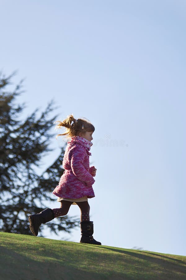 Running girl stock image. Image of exercise, beginner - 18945459