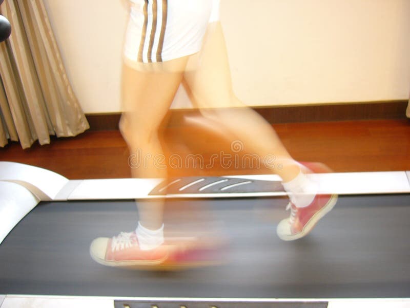 Running Girl on the Body Builder,horizontal Editorial Photo - Image of ...