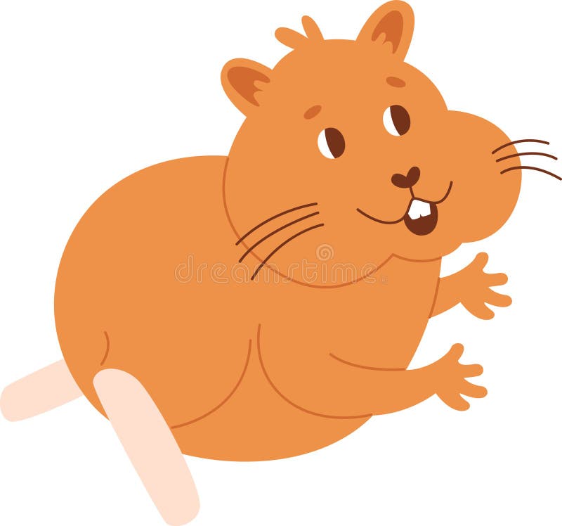Running Hamster Pet stock vector. Illustration of mammal - 312028485
