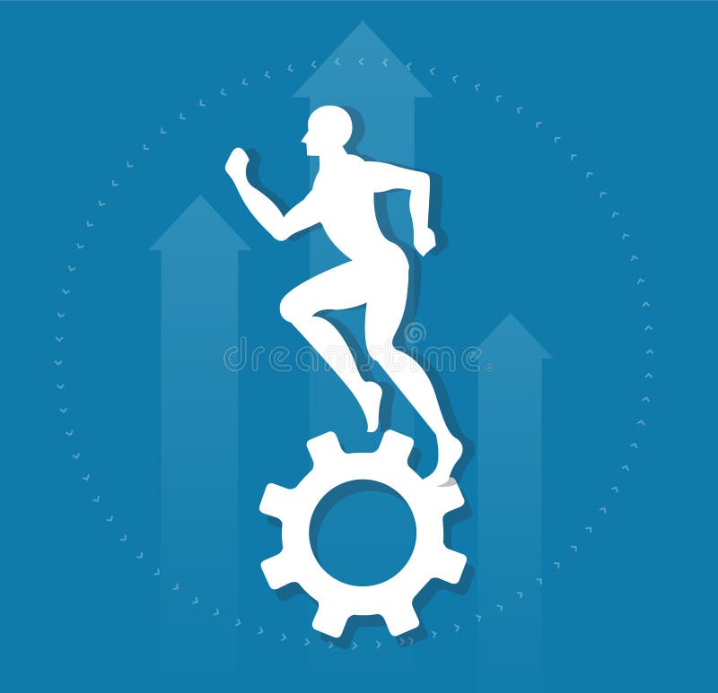 Running on Heart Icon Symbol Vector, Run for Health Stock Vector ...
