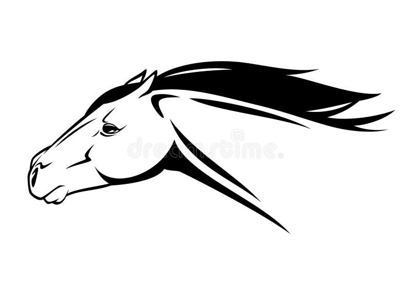 Mustang running stock vector. Illustration of equestrian - 28446777