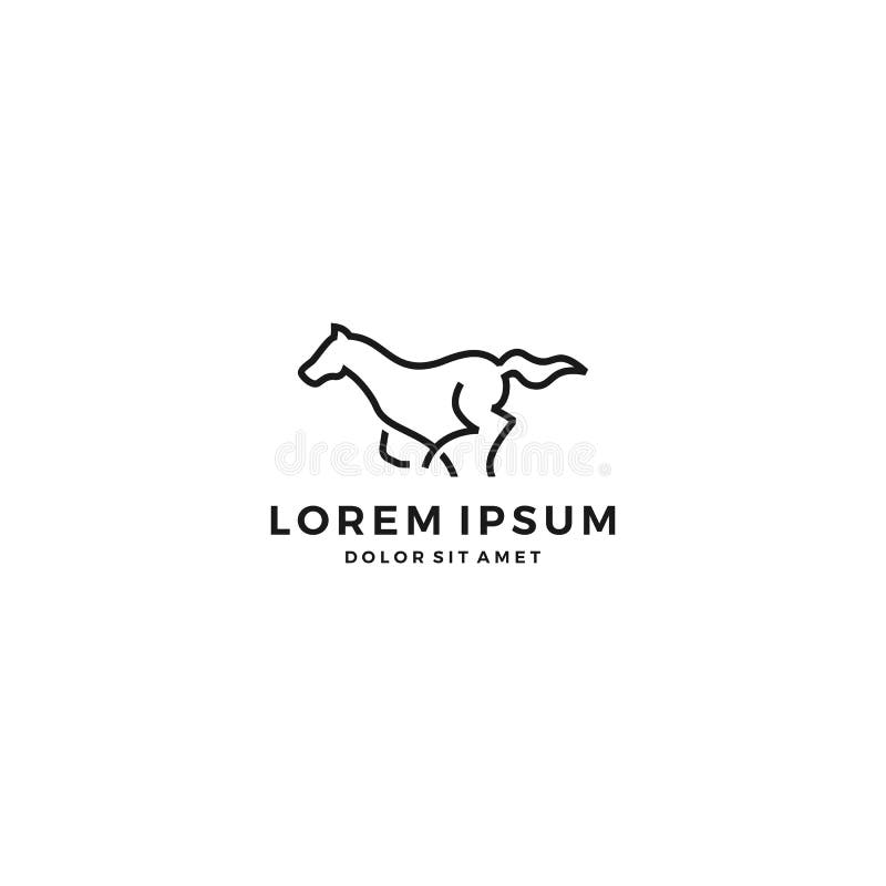 Running Horse Logo Stock Illustrations – 7,186 Running Horse Logo Stock ...