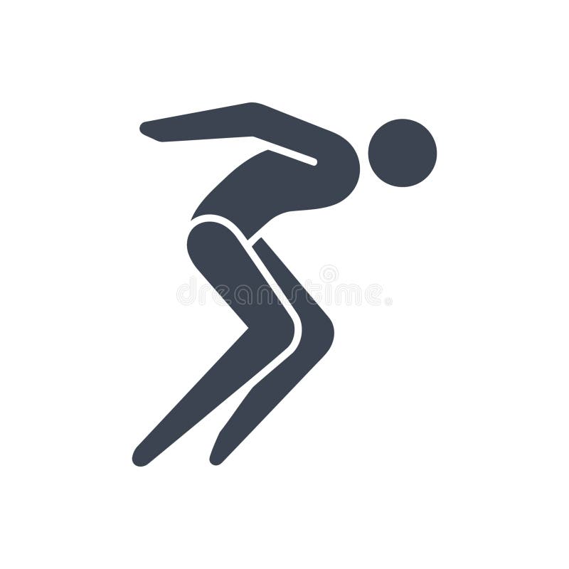 Running Human icon stock illustration. Illustration of graphic - 348614635