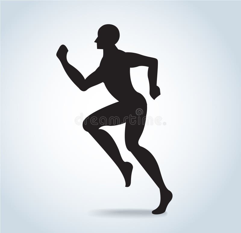 Running icon symbol vector stock vector. Illustration of health - 95367863