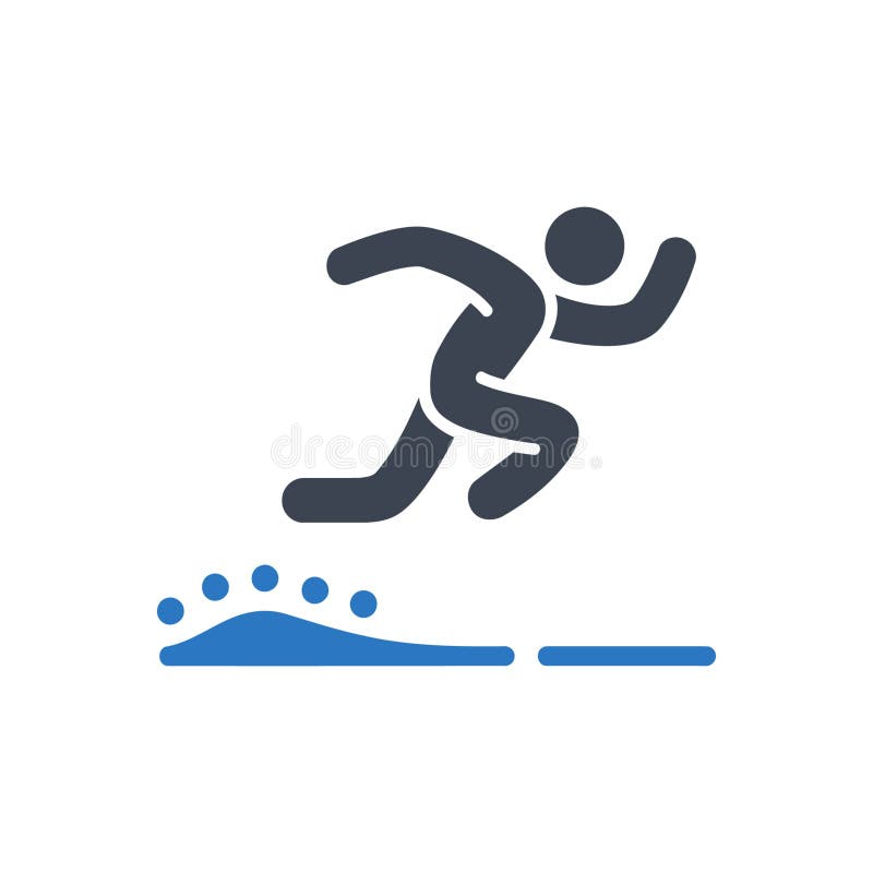 Running Icon stock vector. Illustration of action, movement - 374473991