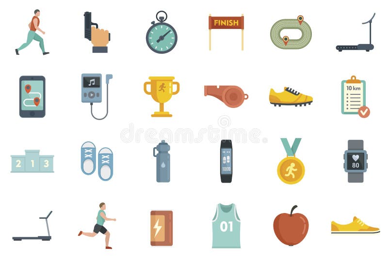 Trail Running Icons Stock Illustrations – 182 Trail Running Icons Stock ...