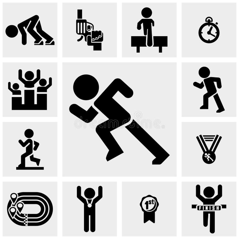 Running Icons Stock Illustrations – 17,992 Running Icons Stock ...