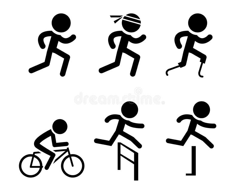 Running Obstacle Icon Vector Stock Illustrations – 160 Running Obstacle ...
