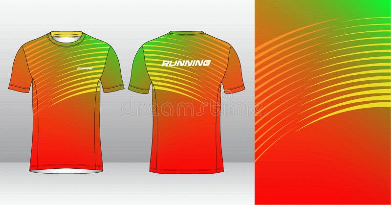 Running Jersey Design. Sport Jersey Design for Custom Sublimation Stock ...