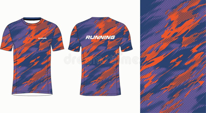 Running Jersey Design. Sport Jersey Design for Custom Sublimation Stock ...