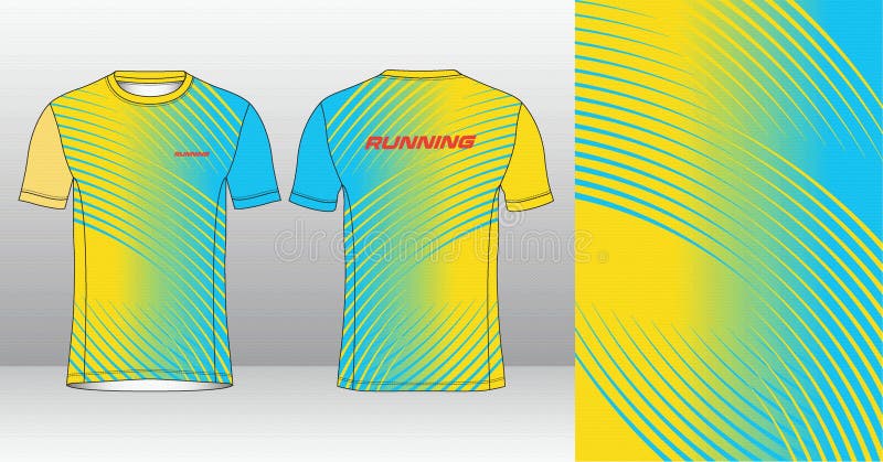 Running Jersey Design. Sport Jersey Design for Custom Sublimation Stock ...