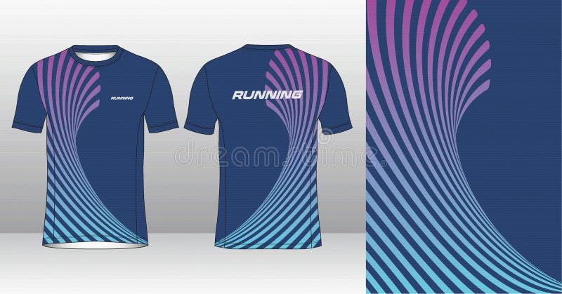 Running Jersey Design. Sport Jersey Design for Custom Sublimation Stock ...