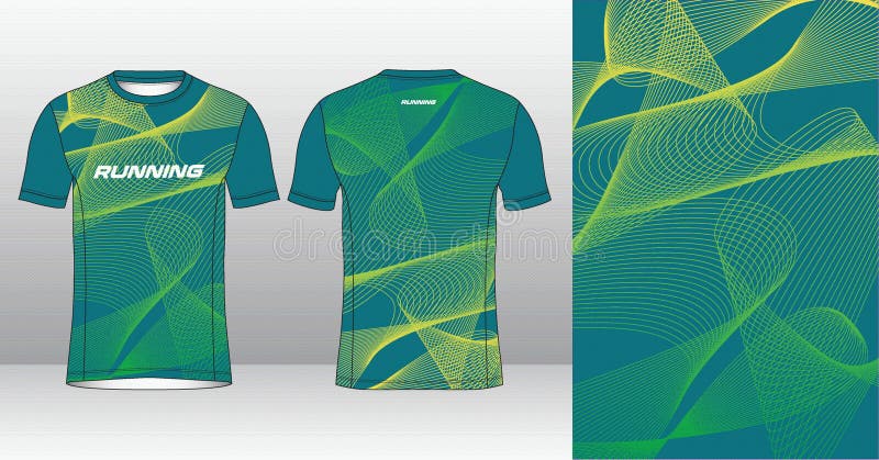 Running Jersey Design. Sport Jersey Design for Custom Sublimation Stock ...